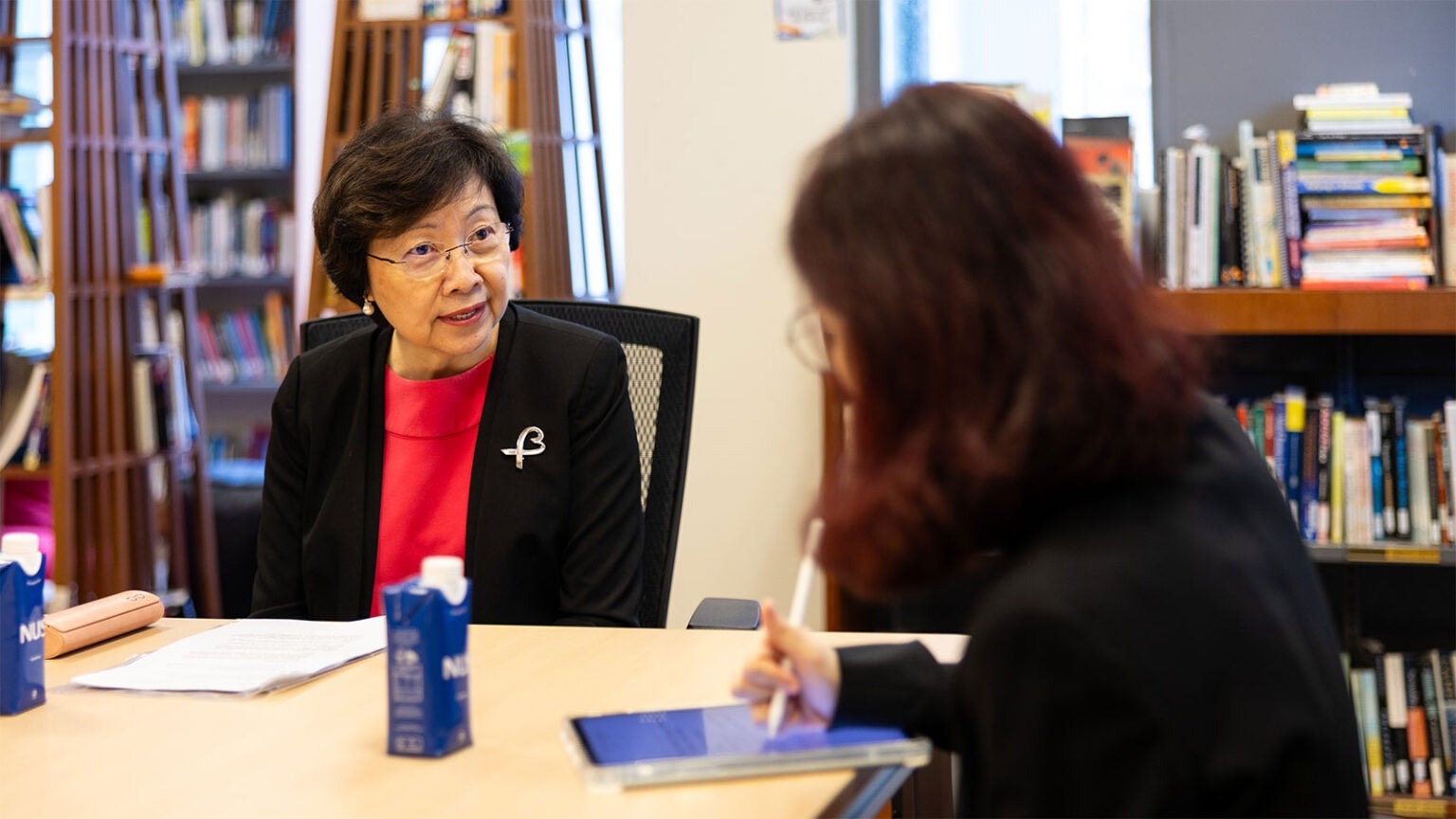 Professor Cheong Koon Hean, Rector and a Bridge connecting NUSC with ...