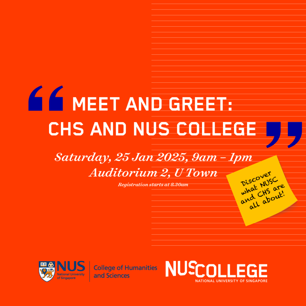 Events from 25 January 2025 – 25 January 2025 – NUS College