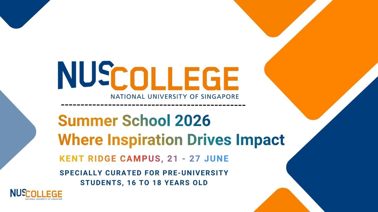 Summer School 2025 | NUS College